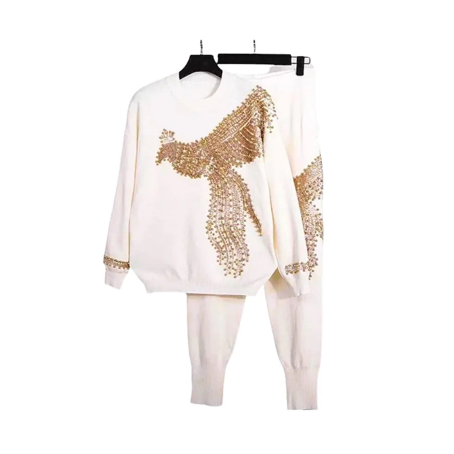 Vida Beaded Pant Set – Mahdera